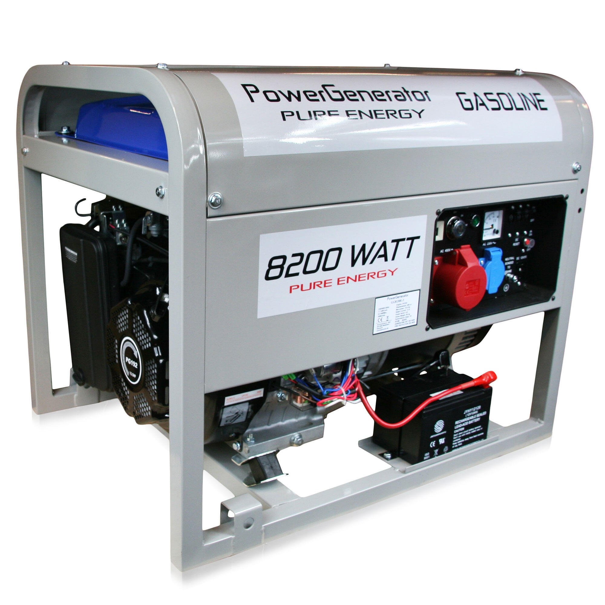 Benzin Generator 8.200 Watt El-Start Fjernbetj.